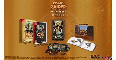 Tomb Raider I-III Remastered Starring Lara Croft Deluxe Edition (Switch)