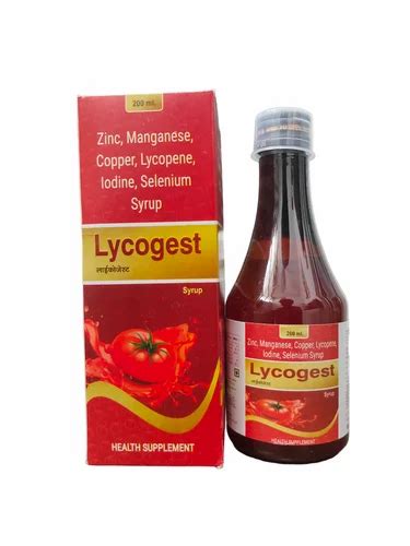Multivitamin Lycopene Syrup 200 Ml At ₹ 205bottle In Jaipur Id