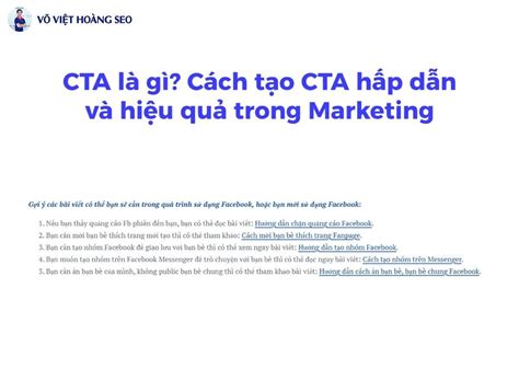 Cta Là Gì Cách Tạo Cta Hấp Dẫn Và Hiệu Quả Trong Marketing