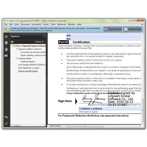 pdf signer is a digital signature software to add digital signatures to