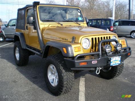 Inca Gold Metallic 2003 Jeep Wrangler Rubicon 4x4 Exterior Photo