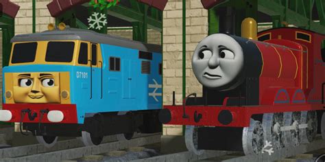 James And The Diesel Engine My Au By Zerneygreenengine28 On Deviantart