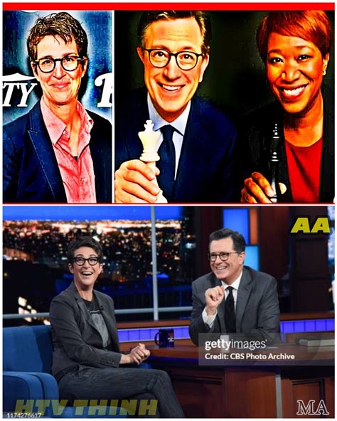 Queen 🦊 Bombshell Media Coup Rachel Maddow Stephen Colbert And Joy