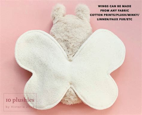 Butterfly Moth Plushie Sewing Pattern And Instructions Etsy Uk