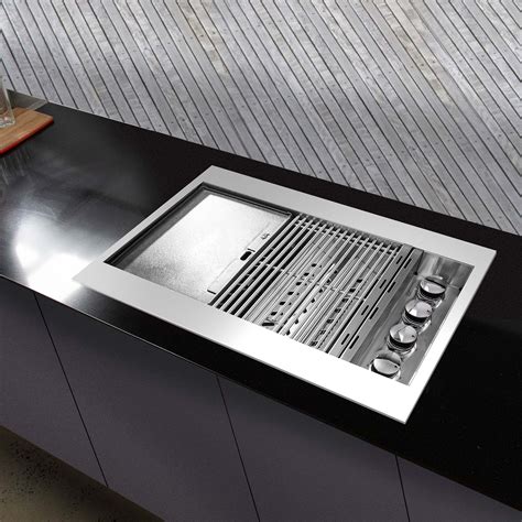 Soho Drop In 4 Burner Bbq With Flat Lid Bq1096sl