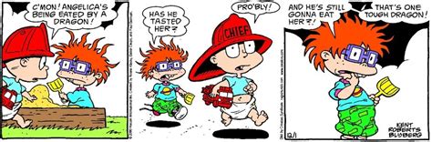 Nickalive Classic Rugrats Comic Strip For December Nickelodeon