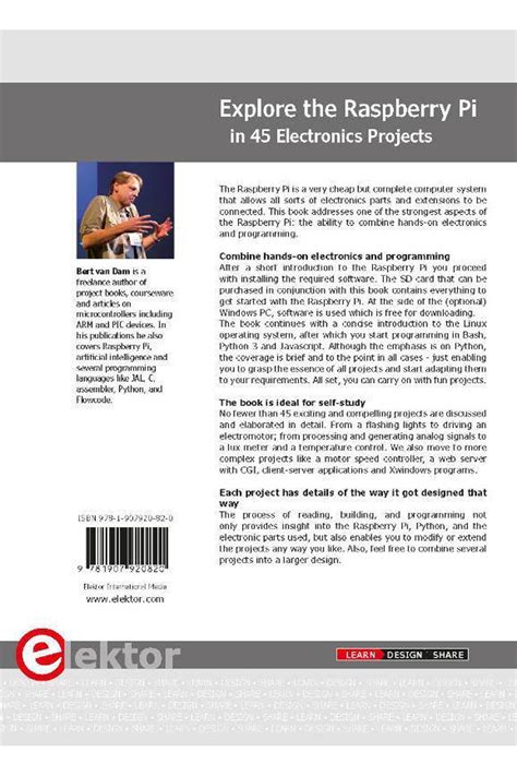 Bert Van Dam Explore The Raspberry Pi In 45 Electronics Projects Wehkamp