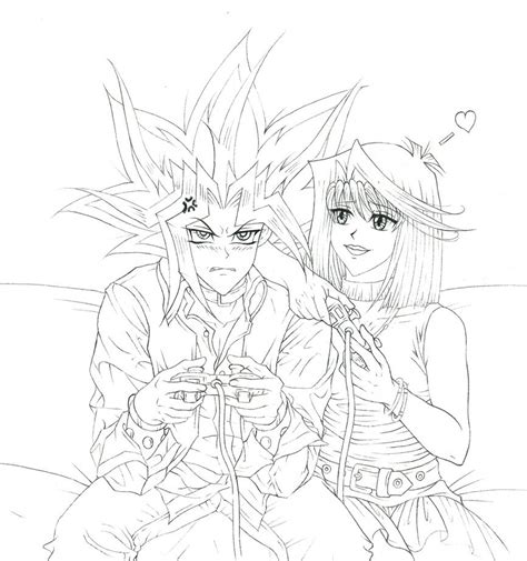 Yami Anzu Video Games For Chocolapeanut Wip By Yamigirl21 On Deviantart