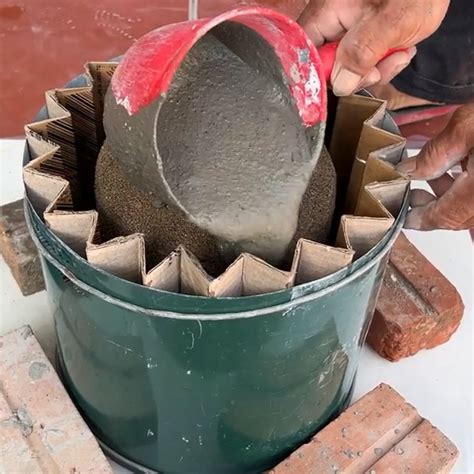 Recycling Cardboard Boxes And Cement To Make Plant Pots For Home Artofit