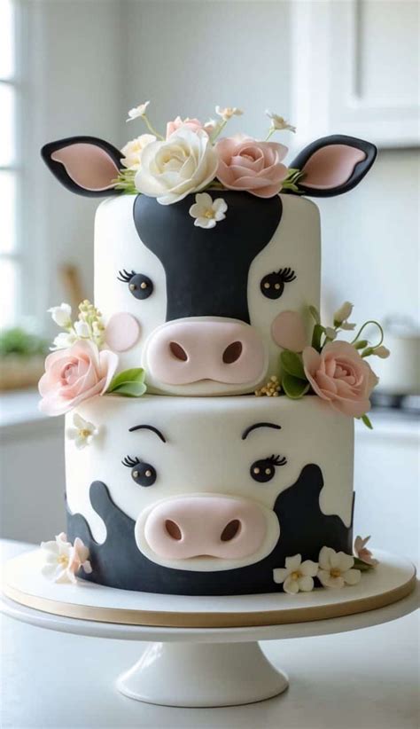 36 Cow Cake Decorating Ideas Adorable Farm Themed Designs The