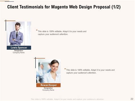 Magento Web Design Proposal Powerpoint Presentation Slides Presentation Graphics