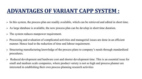 Computer Aided Process Planning Capp Pptx