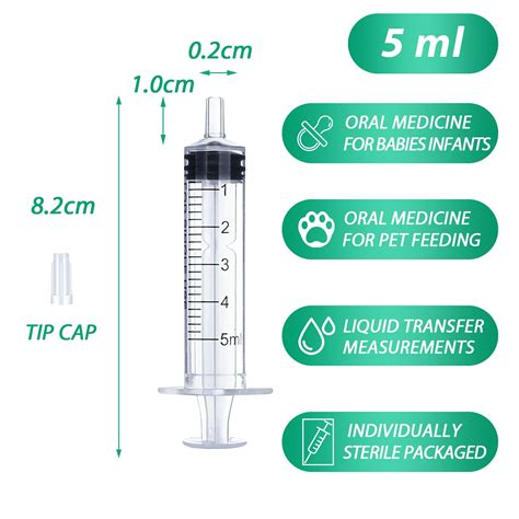 5ml Syringe For Liquid Oral Scientific Labs