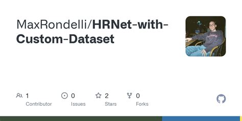 github maxrondelli hrnet with custom dataset