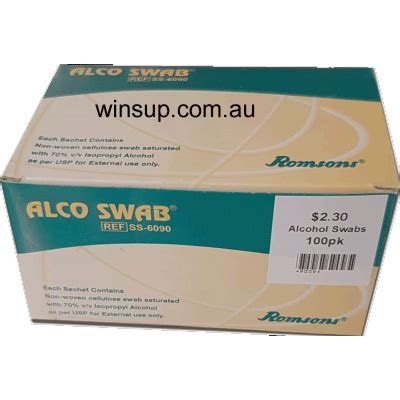 Alcohol Swipes 100pk Winnellie Supermarket