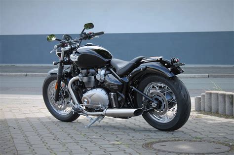 Umgebautes Motorrad Triumph Bonneville Speedmaster Von Stärker Profil