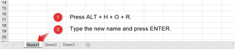 How To Rename A Worksheet In Excel