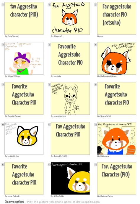 Fav Aggrestko Character Pio Drawception