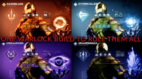 One Warlock Build To Rule All 30 Subclasses Destiny 2 Youtube