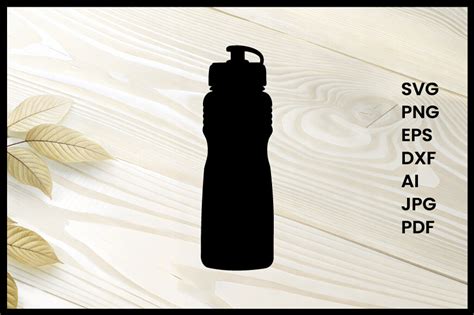 Water Bottle Illustration Silhouette Graphic By Designcrafts · Creative