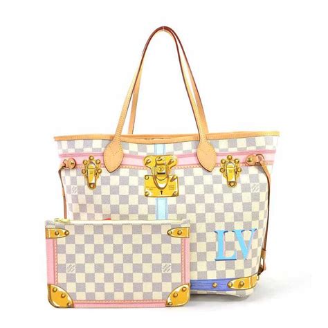 Louis Vuitton Neverfull Bag Grey Color Paul Smith