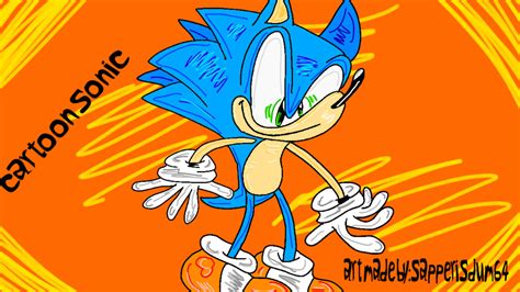 Cartoon Sonic Style By Sapperisdum64 On Deviantart