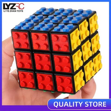 Lyzrc High Quality Blocks Rubik Cube 3x3 Magic Rubik Cube Fidget Toys