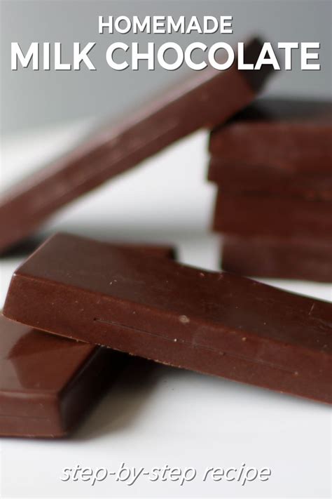 Homemade Milk Chocolate Recipe Easy 4 Ingredient Dessert