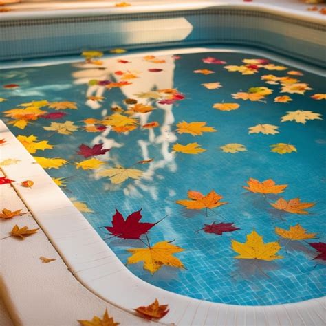 A Serene Empty Swimming Pool With Premium Ai Generated Image