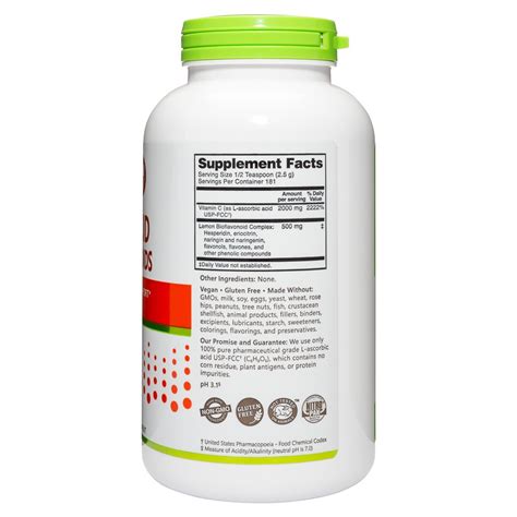 Nutribiotic Ascorbic Acid With Bioflavonoids 16 Oz