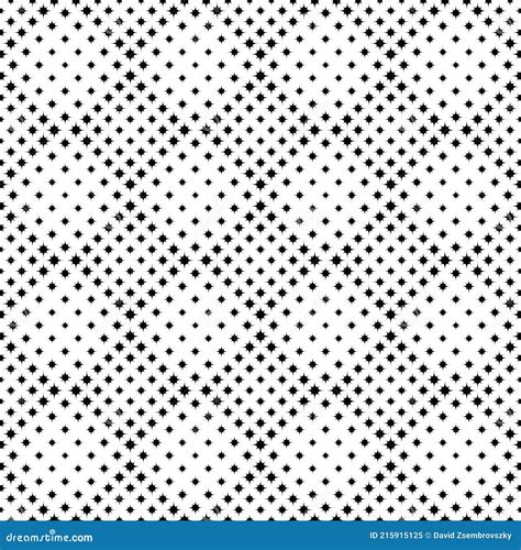 Monochrome Star Pattern Background Abstract Vector Design Stock Vector Illustration Of