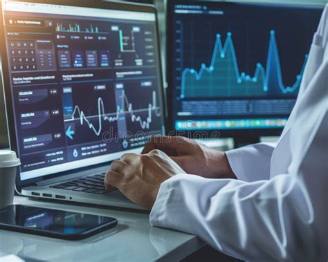 Efficient Health Data Analysis Using Ai Stock Illustration