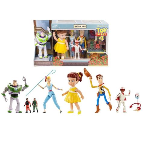 토이스토리4 앤틱샵 어드벤쳐 팩 버즈 개비개비 보핍 듀크카붐 우디 포키 군인 피규어 세트딜리몰