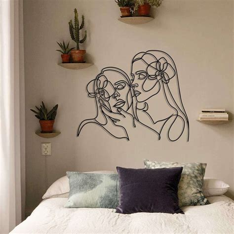 Lesbian Sign Wall Decoration Pride Month Decor Lesbian Wall Art Lgbt T Custom Laser Cut