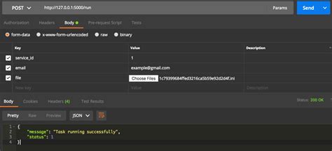 Python Laravel X Flask Client Error `post 1270015000run` Resulted In A `400 Bad
