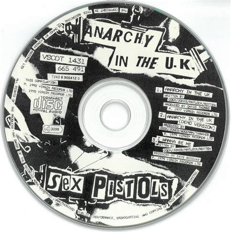 Sex Pistols ‎ Anarchy In The Uk Recordsalenl