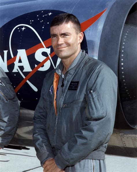 Fred Haise Nasa Astronaut And Apollo 13 Lunar Module Pilot Space