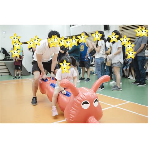 尾牙運動會園遊會道具節慶活動中秋端午過年慶生校慶活動道具 充氣毛毛蟲租借 蝦皮購物