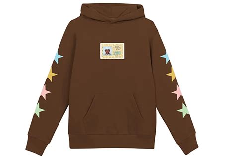 Tyler The Creator Call Me If You Get Lost License Hoodie Brown Mens