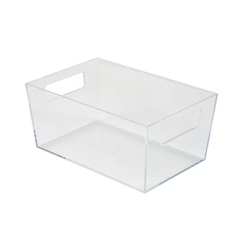Simplify 525 In W X 75 In H X 115 In D Clear Plastic Bin 24026 At