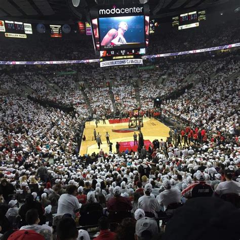 Moda Center Detailed Seating Chart Moda Center Interactive Seating