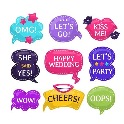 Photo Booth Props Printable Thought Bubble