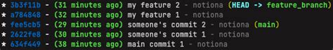 Git Rebase Fast Forward Workflow Tutorial Notiona