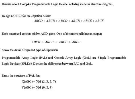 solved discuss about complex programmable logic device