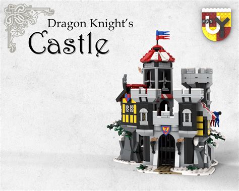 Lego Moc Dragon Knights Castle By Bricksfanuy Rebrickable Build