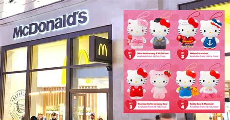 Be The First To Get Your Hands On All 4 Sets Of Mcdonalds Hello Kitty