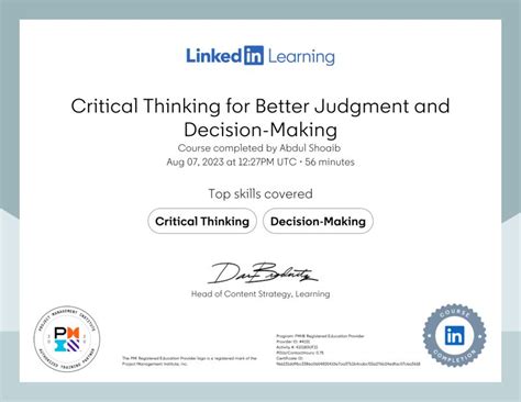 abdul shoaib on linkedin certificate of completion