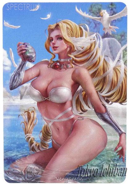 Digimon Sexy Card Venusmon Orica Edition Tokyo Ichiban