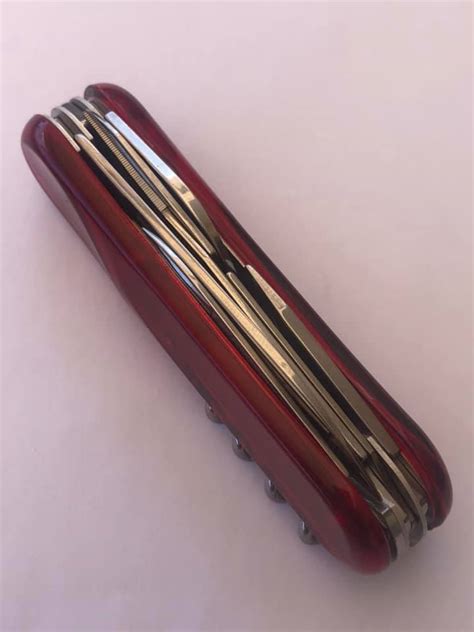 Wenger Evolution 14 Red Translucent Marcs Army Knives