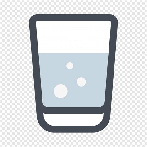 Iconos De Ordenador Vidrio Agua Vidrio Vaso Rectángulo Png Pngegg